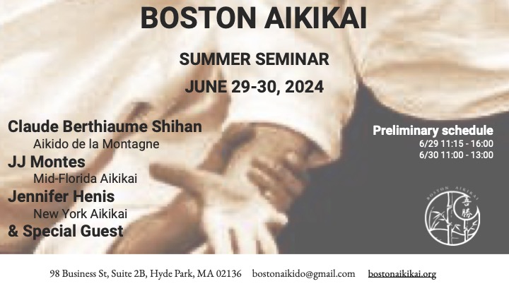 BA Summer Seminar 2024 - BOSTON AIKIKAI
